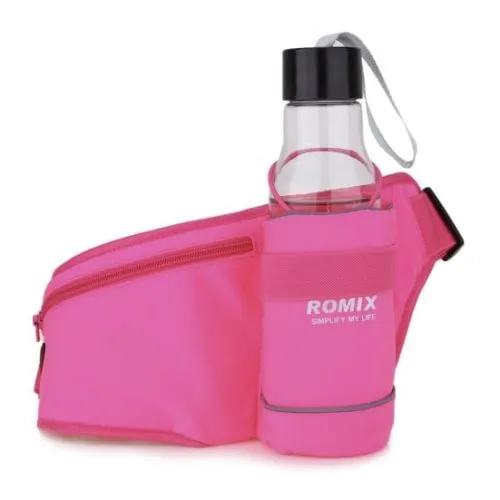 Futrola - maska oko struka Romix RH23 za bidon pink