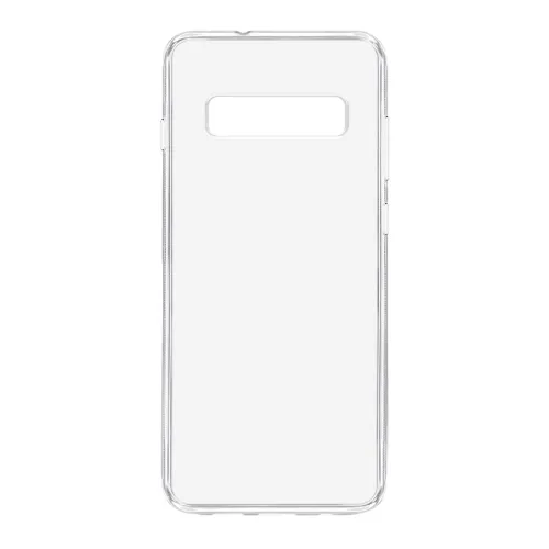 Futrola - maska ultra tanki PROTECT silikon za Samsung G975F Galaxy S10 Plus providna (bela) (MS)