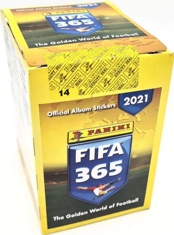 Panini PANINI SLIČICE FIFA 365 THE GOLDEN WORLD OF FOOTBALL 2021 - KUTIJA SA 50 KESICA