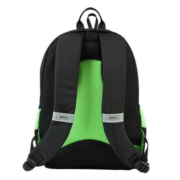 Ranac za školu Target 3zip Black Green Apple 21300