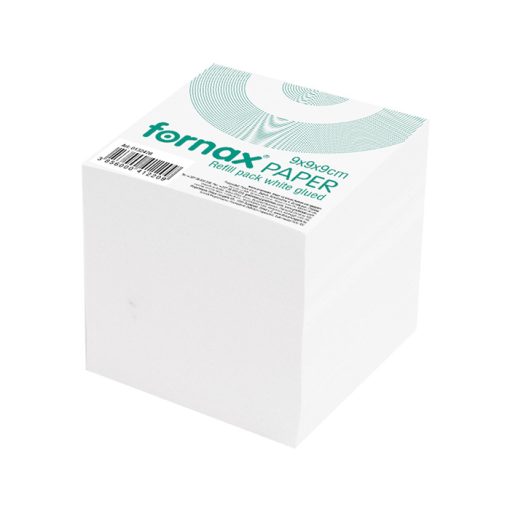 KOCKA PAPIRA BELA 9cm x 9cm FORNAX