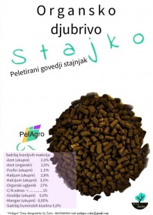 "stajko" - organsko čvrsto npk đubrivo