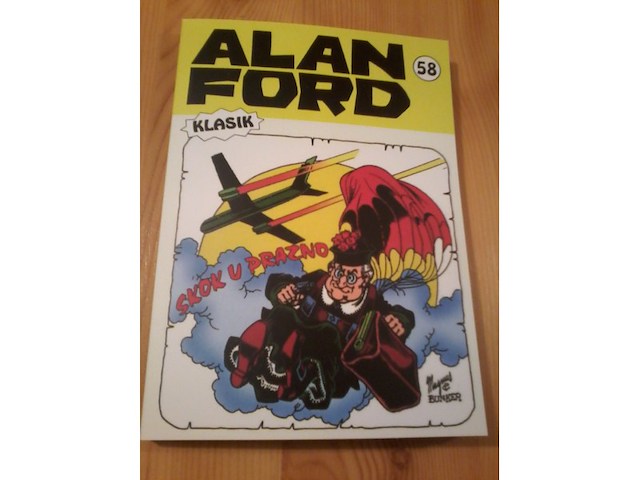 Alan Ford klasik broj 58: Skok u prazno