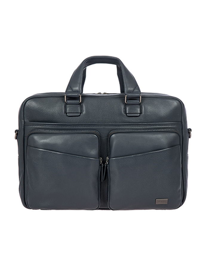 LAPTOP TORBA TORINO BRIEFCASE 2 COMPART LEATHER GRAY Bric’s