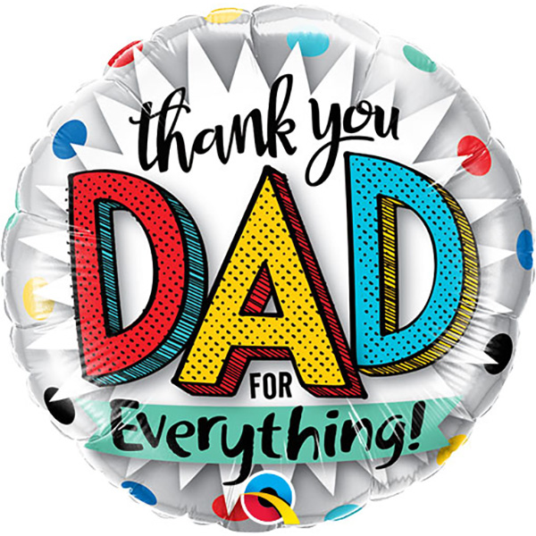 73651
9″ Foil Thank You Dad For Everything!