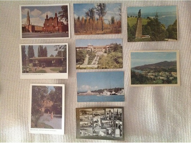9 razglednica iz SSSR-a