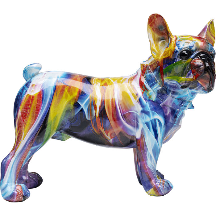 Deco Figurine Frenchie Colorful 24cm