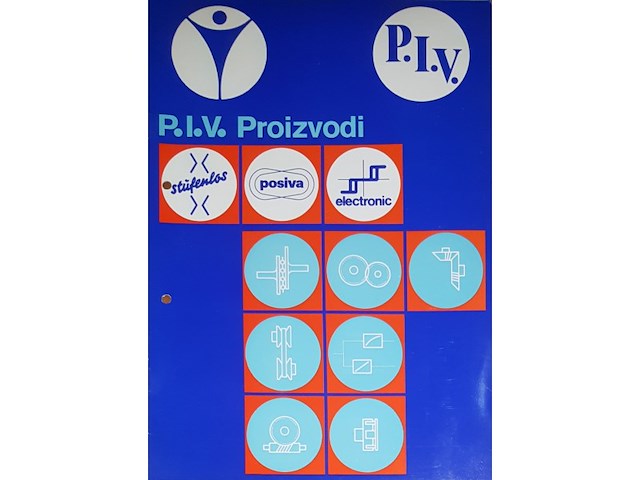 Katalog Proizvoda `P.I.V.` Maribor Jugoslavija