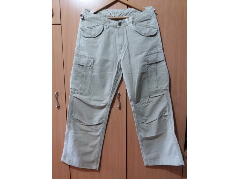 LEE sportske pantalone 31/34 (42) ... pamuk i lan