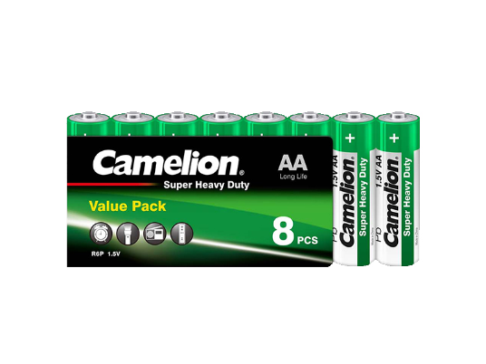 Camelion Super HD baterija Green, R6, box 8