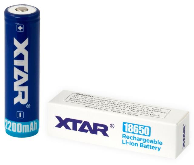 Xtar baterija Li-ion 18650, 2200 mAh