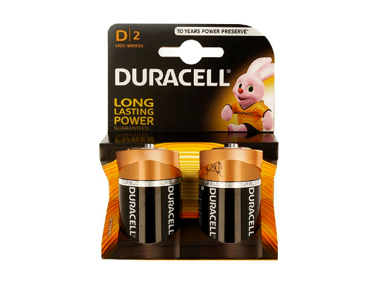 Duracell alkalna baterija, LR20, 1.5V