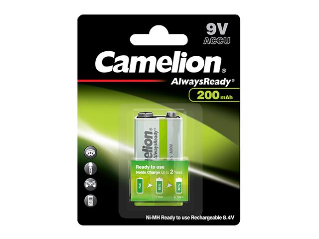 Camelion punjiva baterija, 9V, block, 200mAh, NiMh, Always Ready