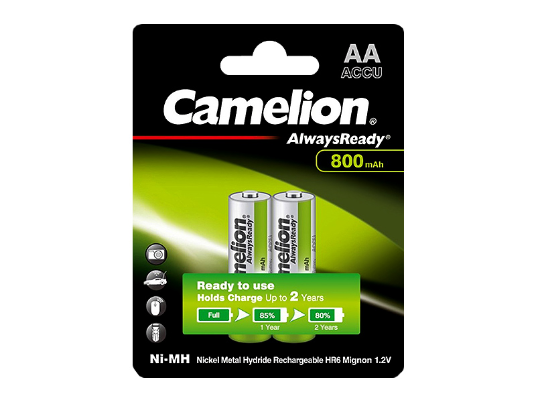 Camelion punjiva baterija, HR6, 800mAh, Always Ready