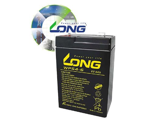 Long VRLA baterija, 6V, 4000mAh, WPS4-6