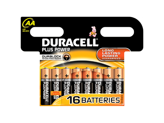 Duracell alkalna baterija, Plus Power, LR6, 1/16