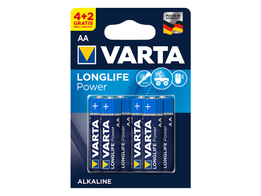 Varta baterija, Longlife Power, LR6, 4+2 gratis