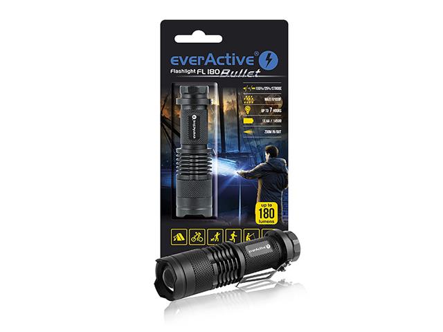 EverActive LED lampa FL-180 Bullet