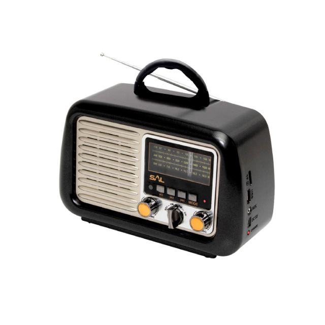 SAL radio, retro, 4in1, RRT2B, BT/MP3/AUX/FM