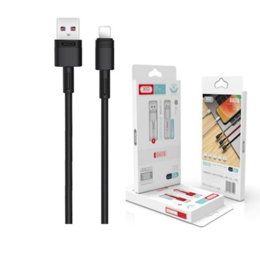 XO kabl USB - Lightning 1,0m 5A, crni, NB-Q166
