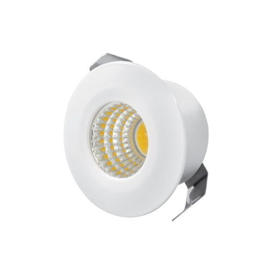 Prosto ugradna LED lampa 3W, 3200K, okrugla