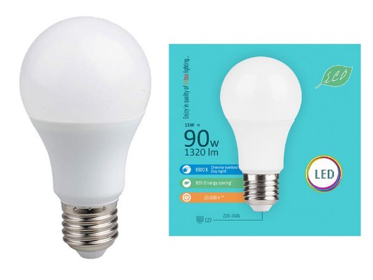 Mitea LED ECO 15W E27 A60 6500K