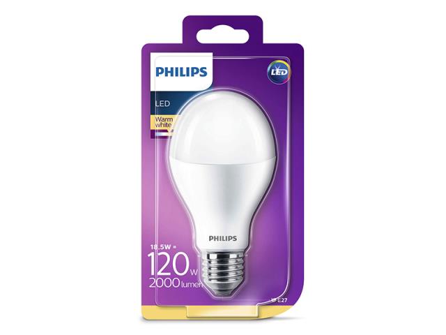 Philips LED sijalica 18,5W, E27, WW