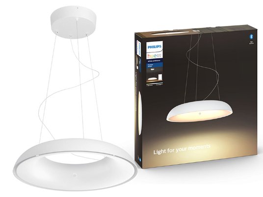 Philips visilica LED HUE 1x39W bela