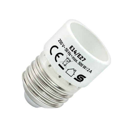 Adapter grlo za E14 sijalicu E14 > E27