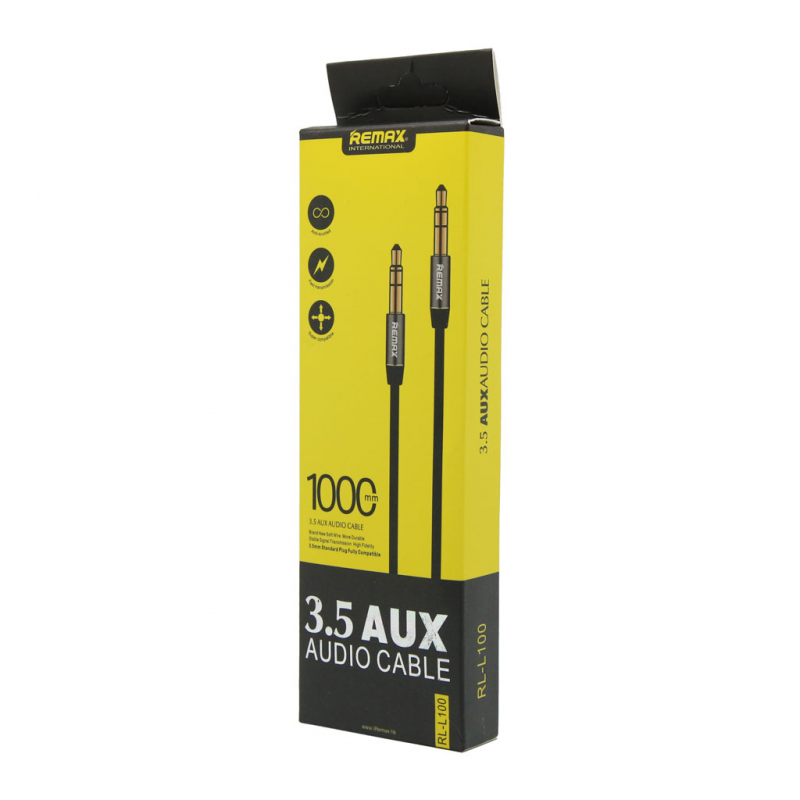 Remax RL-100 Aux kabl 3.5mm crveni 1m