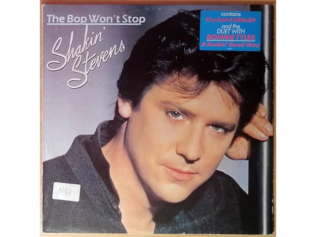 LP SHAKIN` STEVENS - The Bop Won`t Stop (1984)