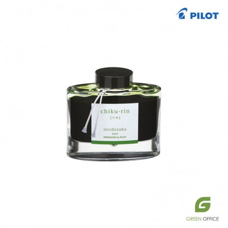 Pilot Iroshizuku Chiku-rin svetlo zeleno mastilo