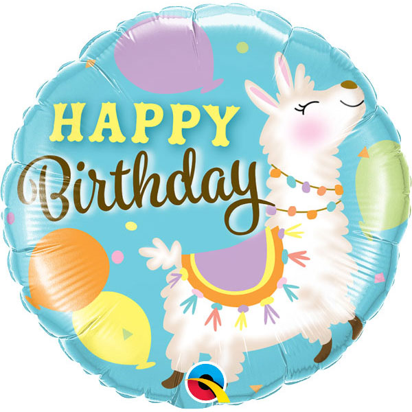 85905
18″ Foil Birthday Llama