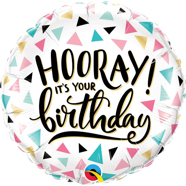 88076
18″ Foil Birthday Hooray