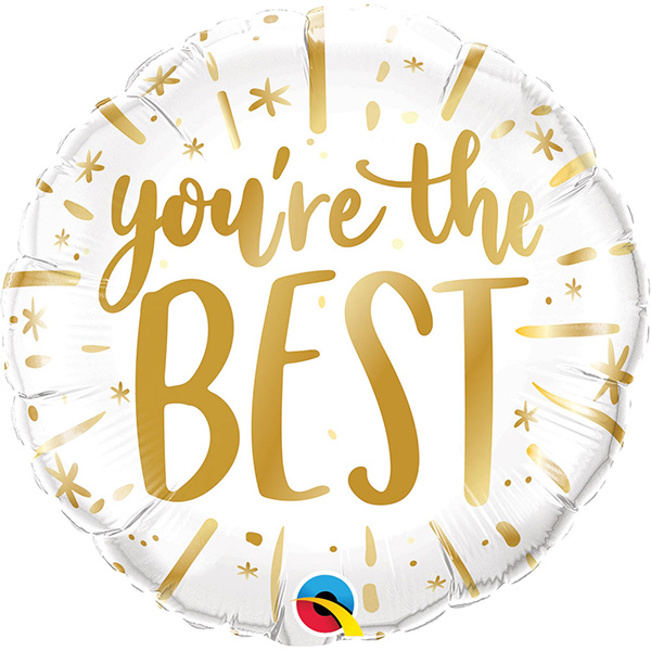 88169
18″ Foil You’re The Best Gold
