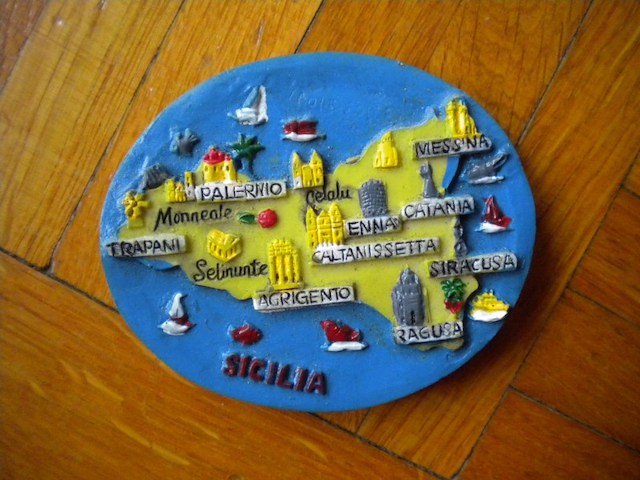 SICILIJA SICILIA, magnet za frizider (3)