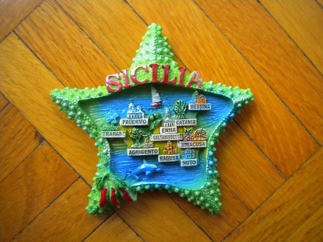 SICILIJA SICILIA, magnet za frizider (1)