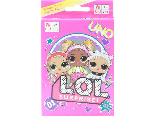 Set UNO Frozen i LOL Surprise