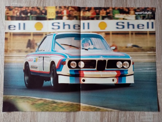 BMW - SPORT AUTO 1973.-POSTER  (AM)