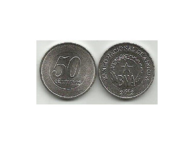 Angola 50 centimos 2012. UNC