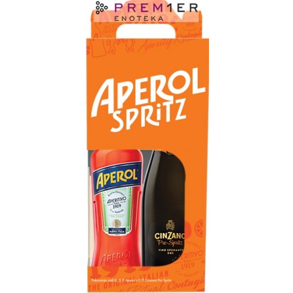 Aperol & Cinzano Pro Spritz Duo Pack Box