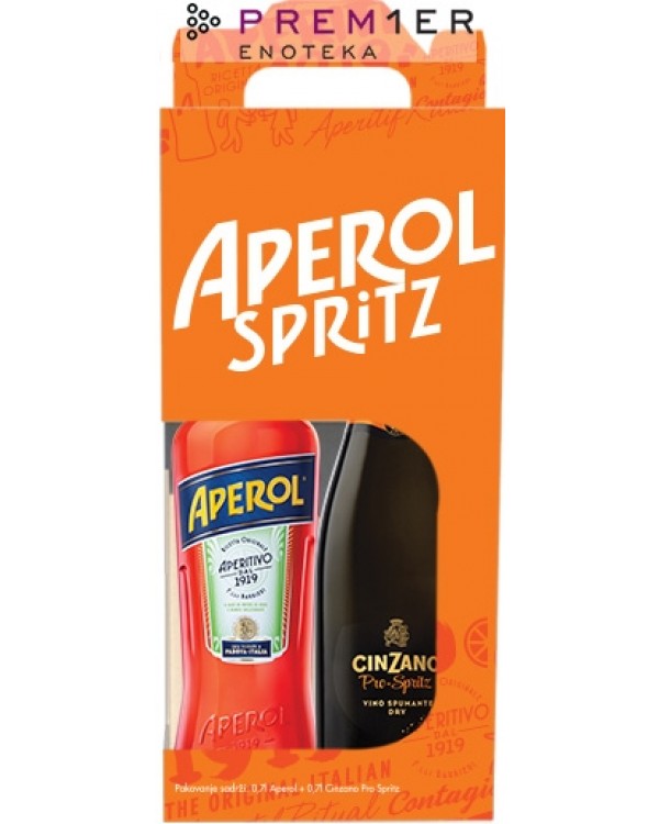 Aperol & Cinzano Pro Spritz Duo Pack Box