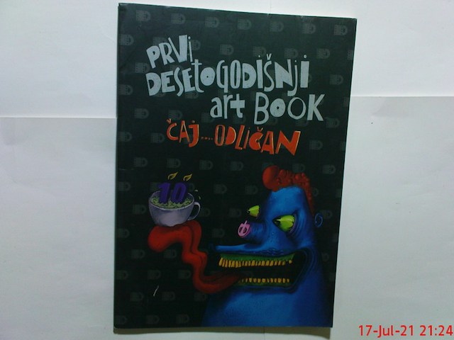 PRVI DESETOGODISNJI ART BOOK  CAJ .......... ODLICAN