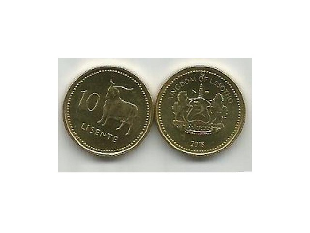 Lesotho 10 lisente 2018. UNC