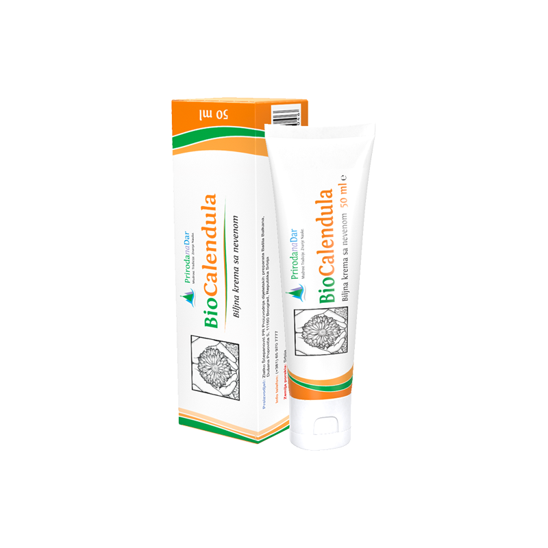 BioCalendula prirodna nevenova krema za ekceme, dermatitis i psorijazu 50 ml
PRIRODNA NEVENOVA KREMA