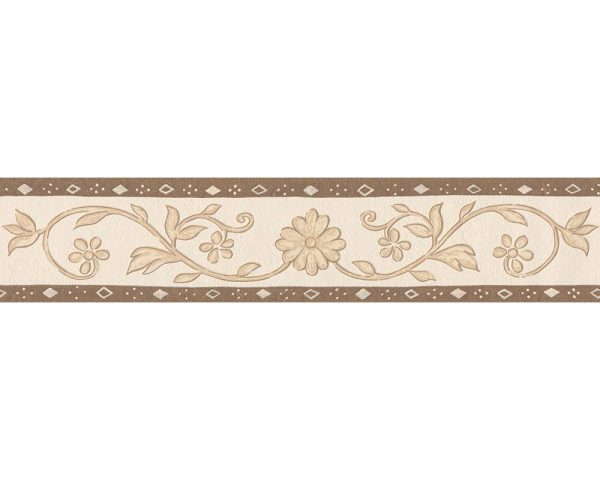 A.S. Création Border «Cottage, Floral, Beige, Brown, Cream» 524171