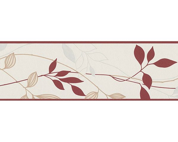 A.S. Création Border «Floral, Cream, Red» 249630