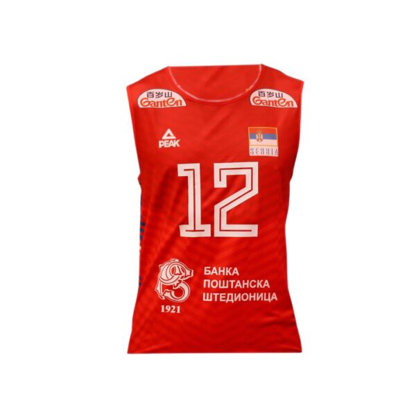 Odbojkaški dres muški crveni Srbija OSS2101