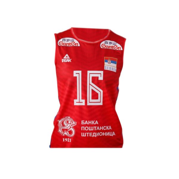 Odbojkaški dres ženski crveni Srbija OSS2101