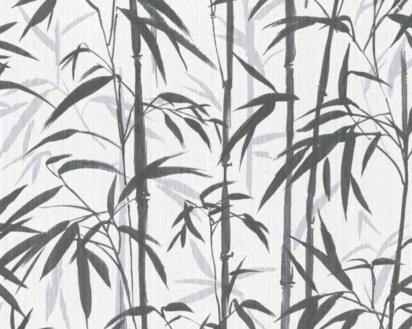 MICHALSKY LIVING Wallpaper «Floral, Black, Cream, Grey» 379891